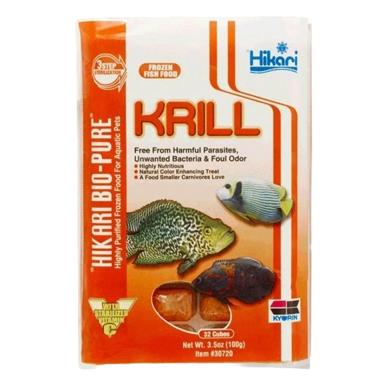 Hikari Frozen Krill 100g - 32 Cubes - Oasis Aquarium